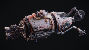 destiny inspired sparrow 3d model