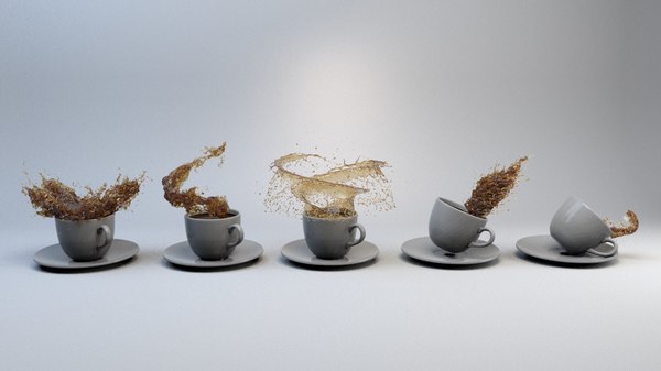 3D cups splashs - TurboSquid 1555208