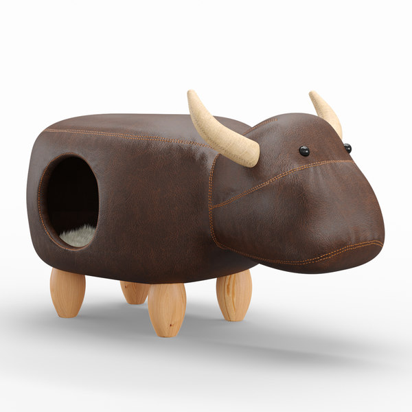 Poof-house cats dogs bull 3D model - TurboSquid 1555253