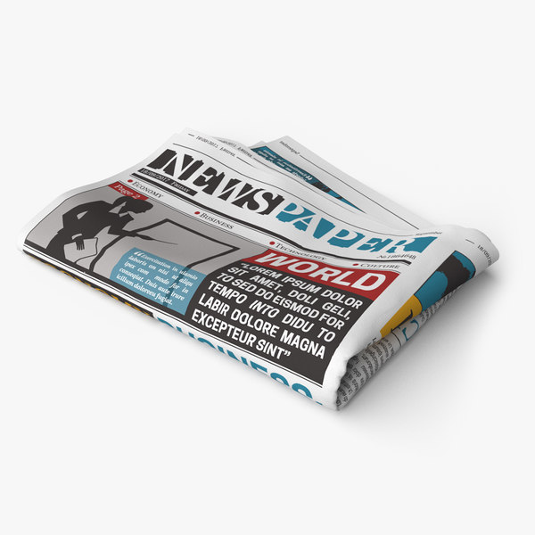 Newspaper 3D Models for Download | TurboSquid