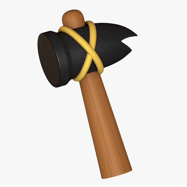3D cartoon hammer asset model - TurboSquid 1555471