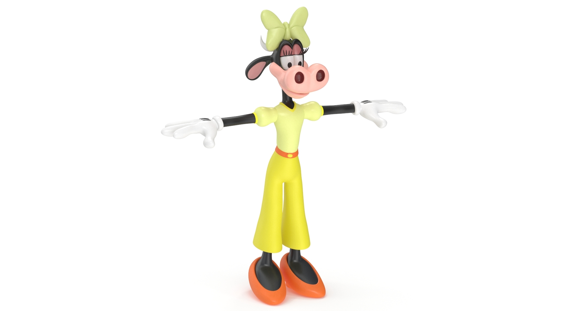 Clarabelle cow 3D model - TurboSquid 1554324