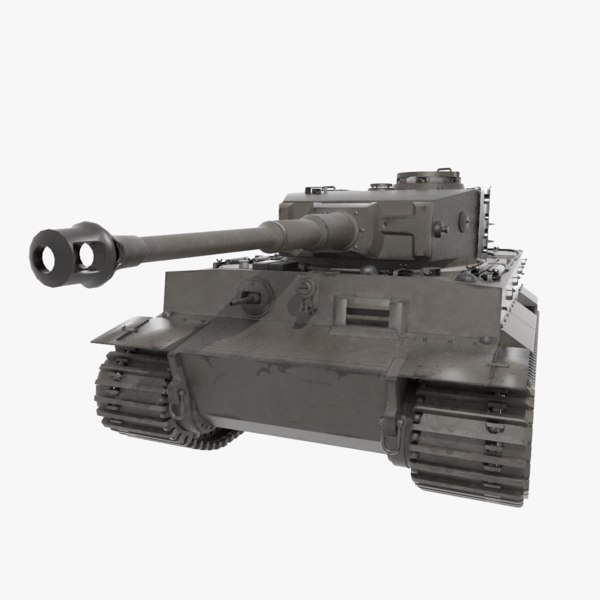 Tiger Tank 3D Models for Download | TurboSquid