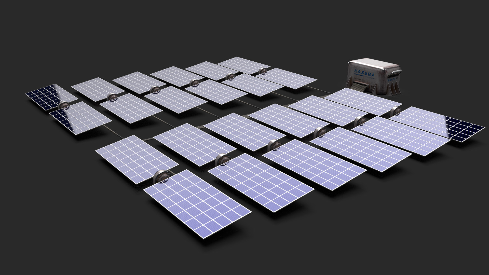 Solar panels 3D model - TurboSquid 1555734