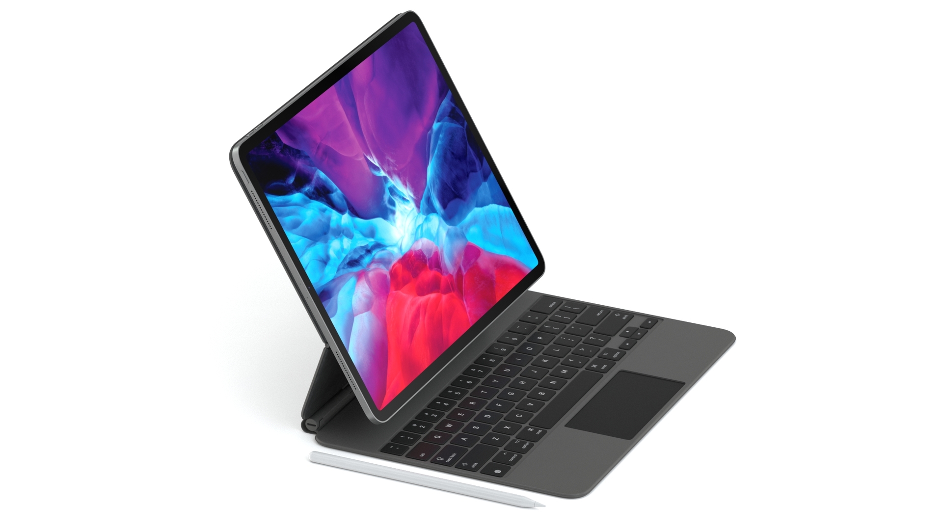 Apple IPad Pro 11 Zoll Und 12 9 Zoll Und Magic Keyboard 2020 3D Modell