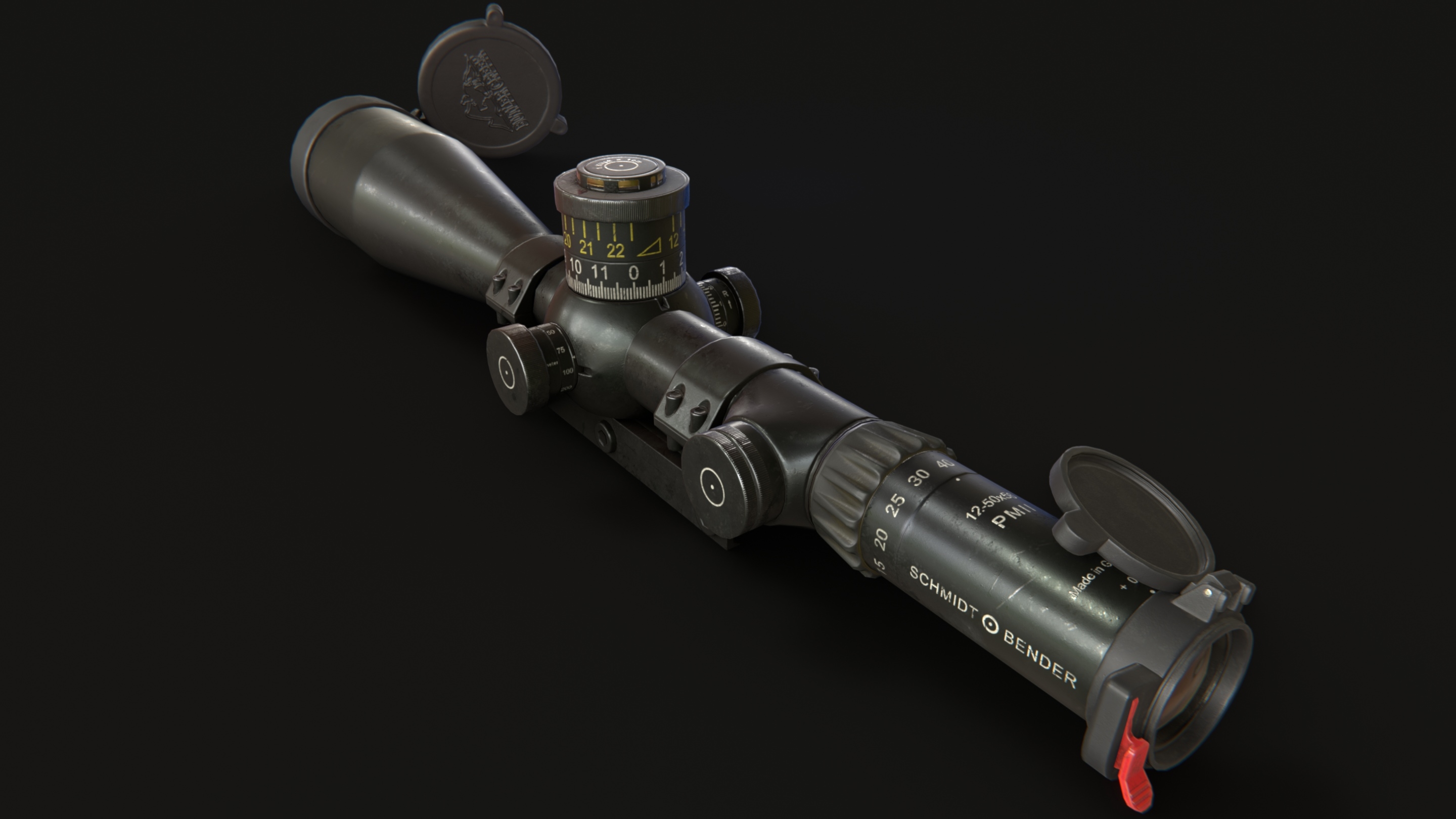 Rifle scope covers 3D model - TurboSquid 1556146
