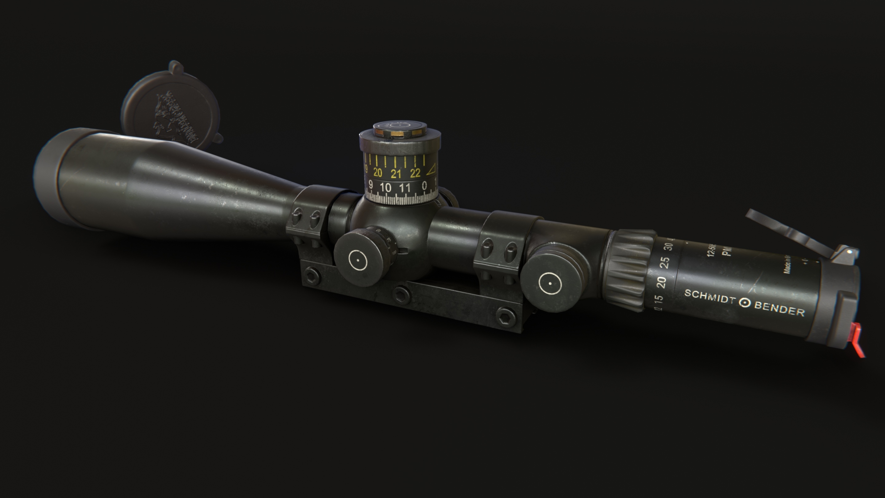 Rifle scope covers 3D model - TurboSquid 1556146