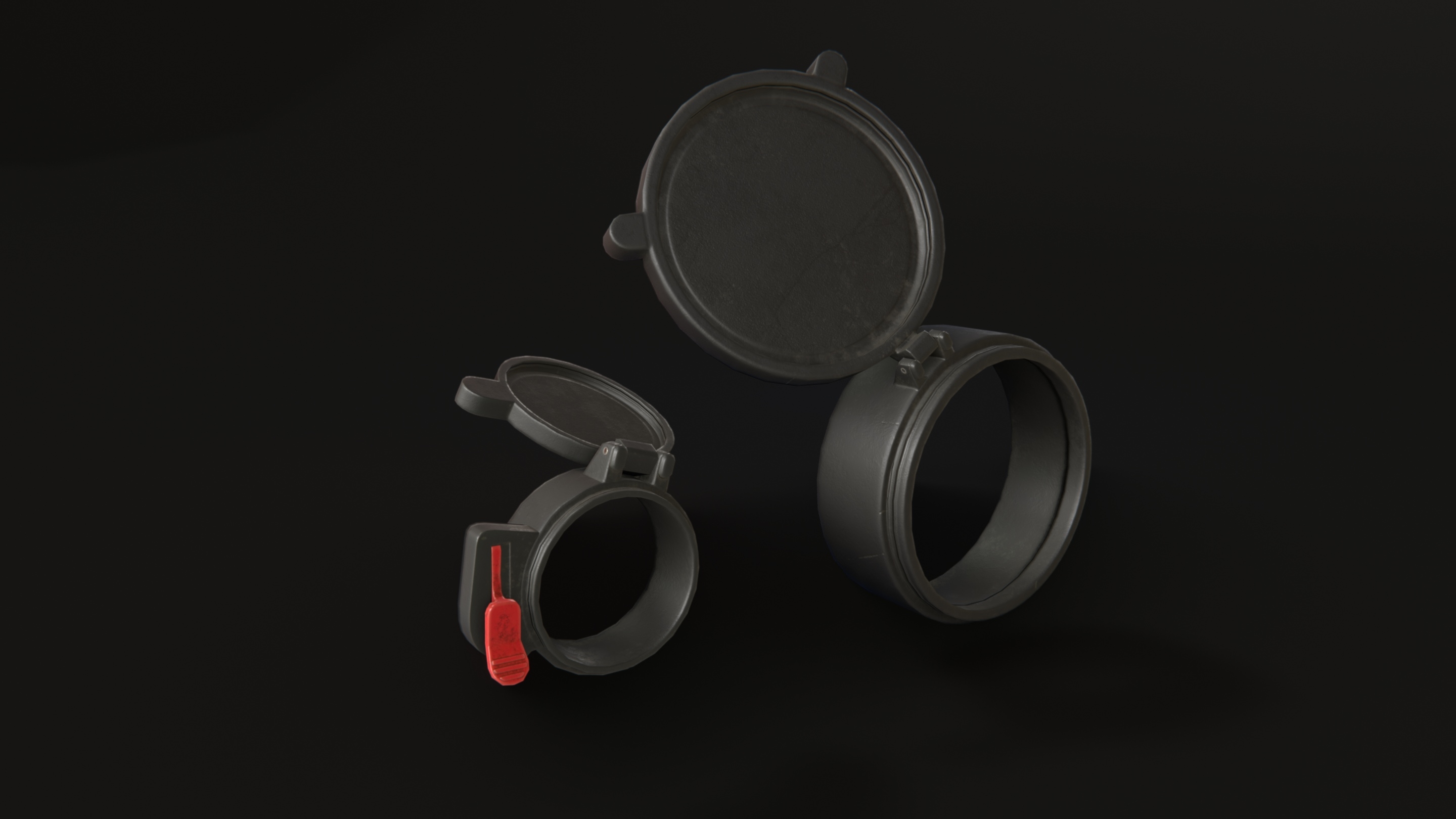 Rifle scope covers 3D model - TurboSquid 1556146
