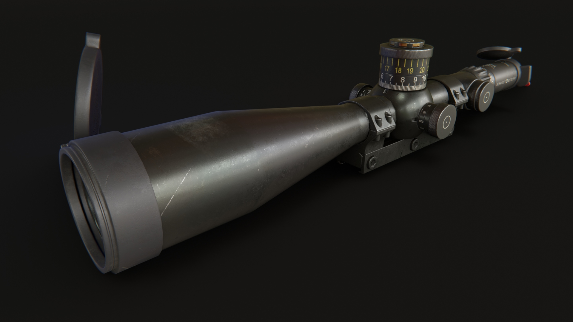 Rifle scope covers 3D model - TurboSquid 1556146