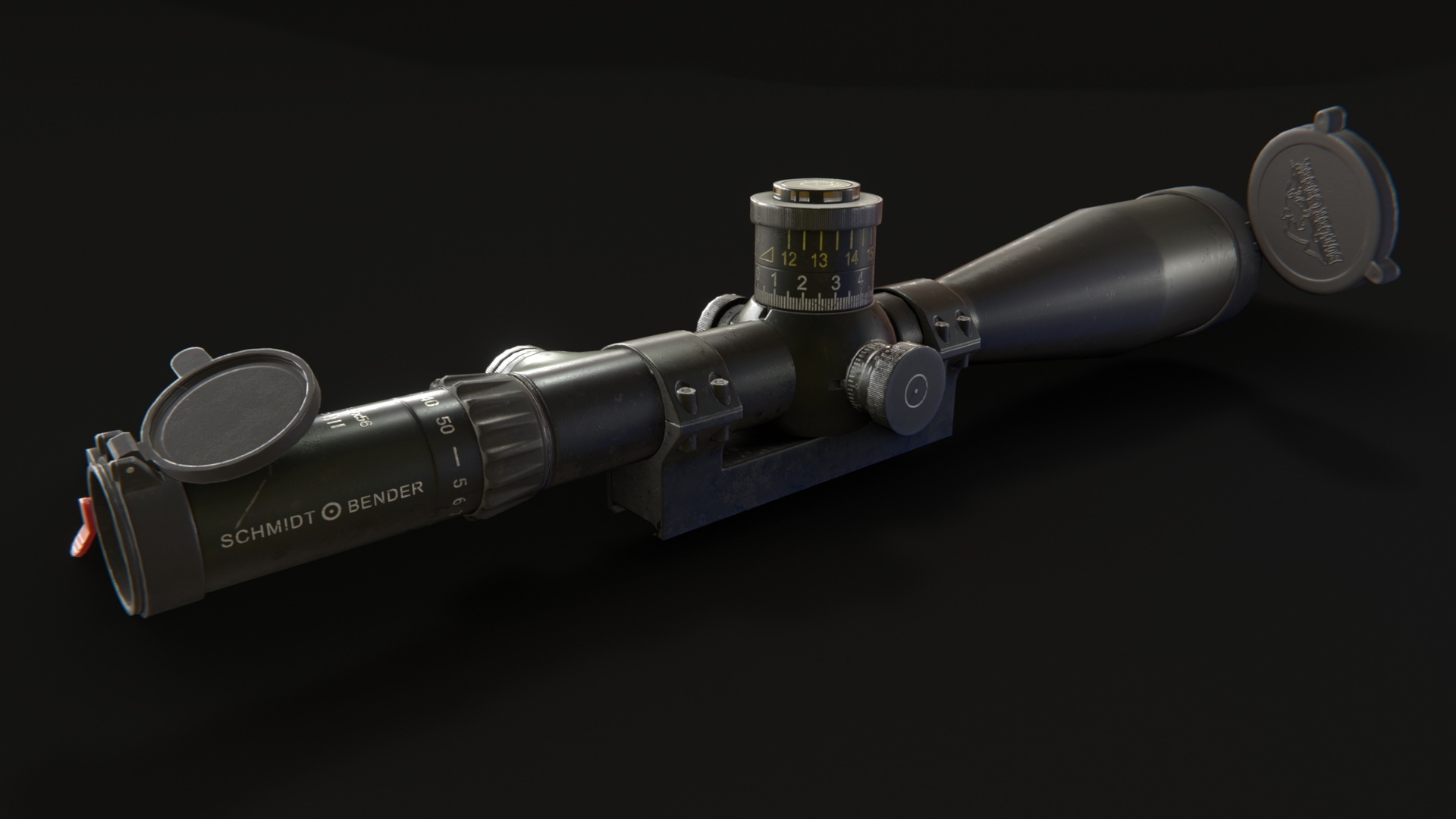 Rifle scope covers 3D model - TurboSquid 1556146