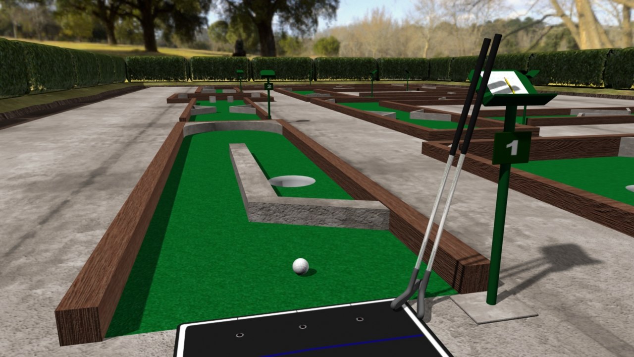 3D putt golf course model - TurboSquid 1555903
