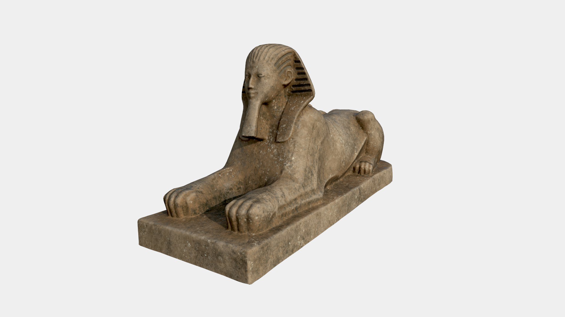 3D statue sphinx creature - TurboSquid 1556084