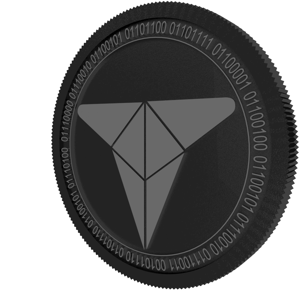 3D trade token x black - TurboSquid 1556694