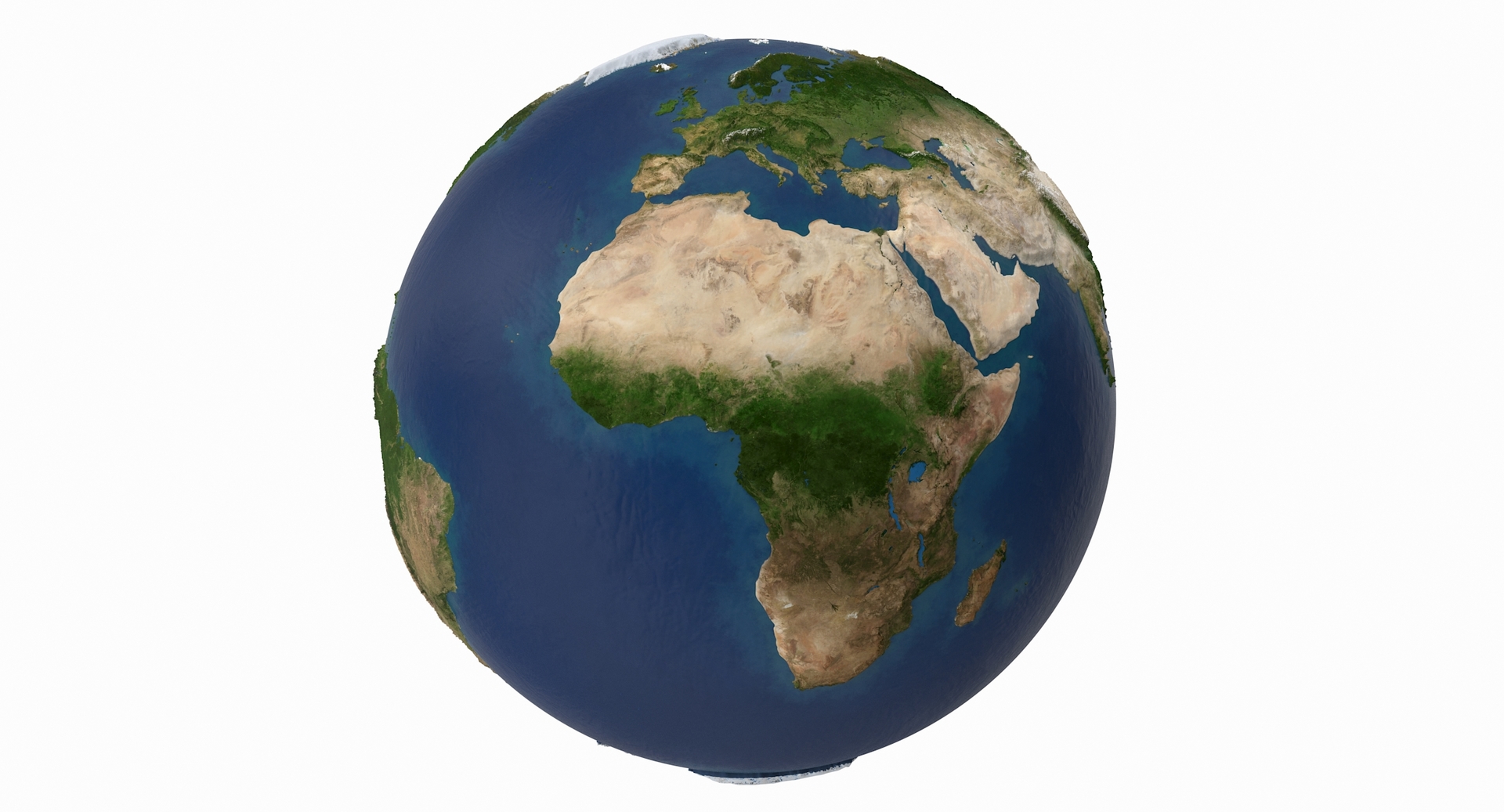 3D artistic topographic globe - TurboSquid 1556741