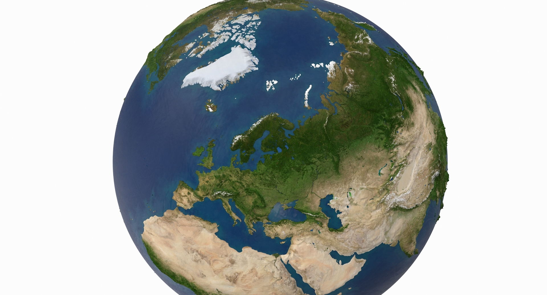 3D artistic topographic globe - TurboSquid 1556741