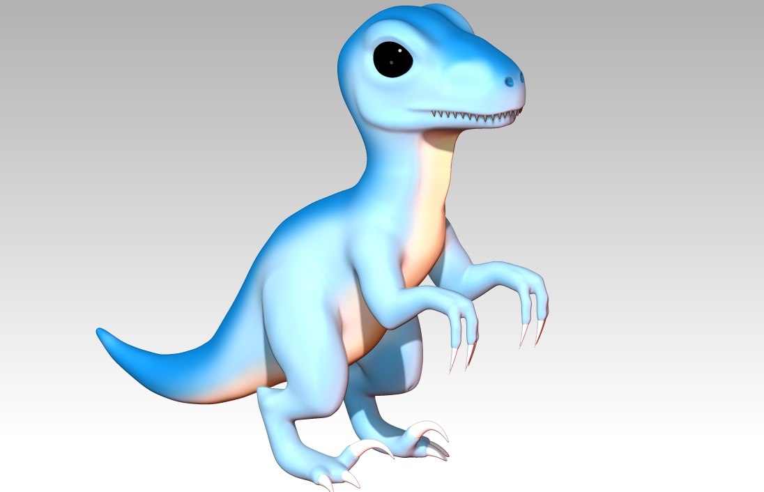 3D baby raptor - TurboSquid 1556875