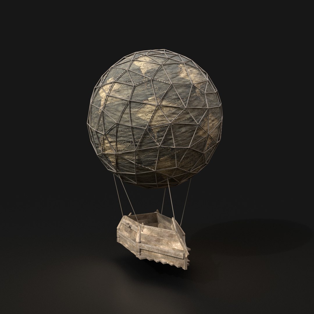 3D aaa medieval airship balloon model - TurboSquid 1556966