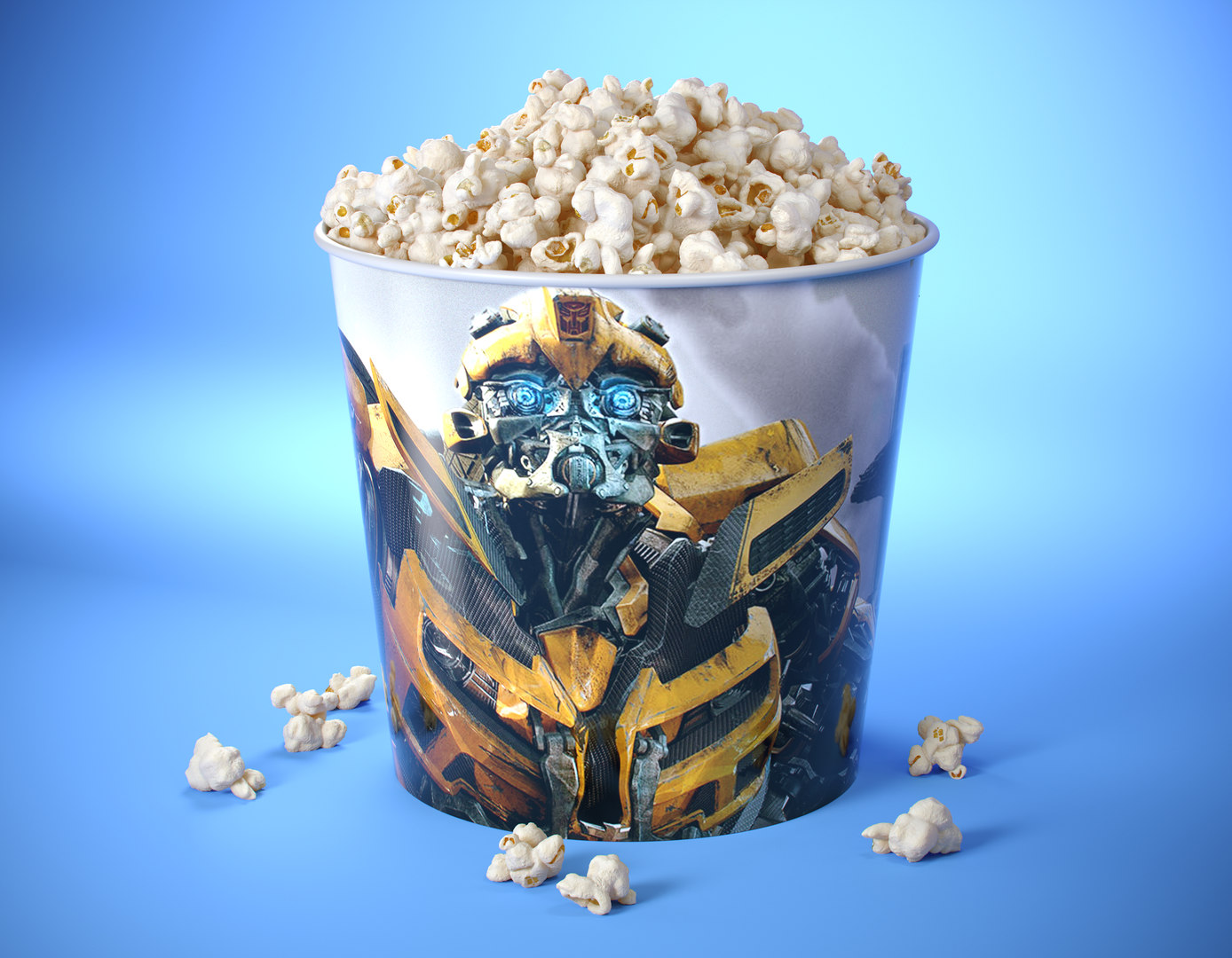 Popcorn-Eimer 3D-Modell 3D-Modell - TurboSquid 1557019