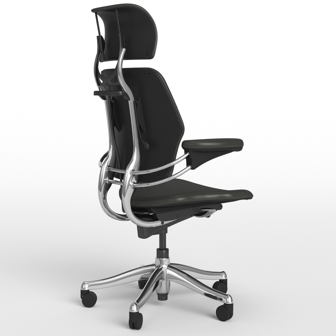 Humanscale freedom headrest 3D model - TurboSquid 1557120