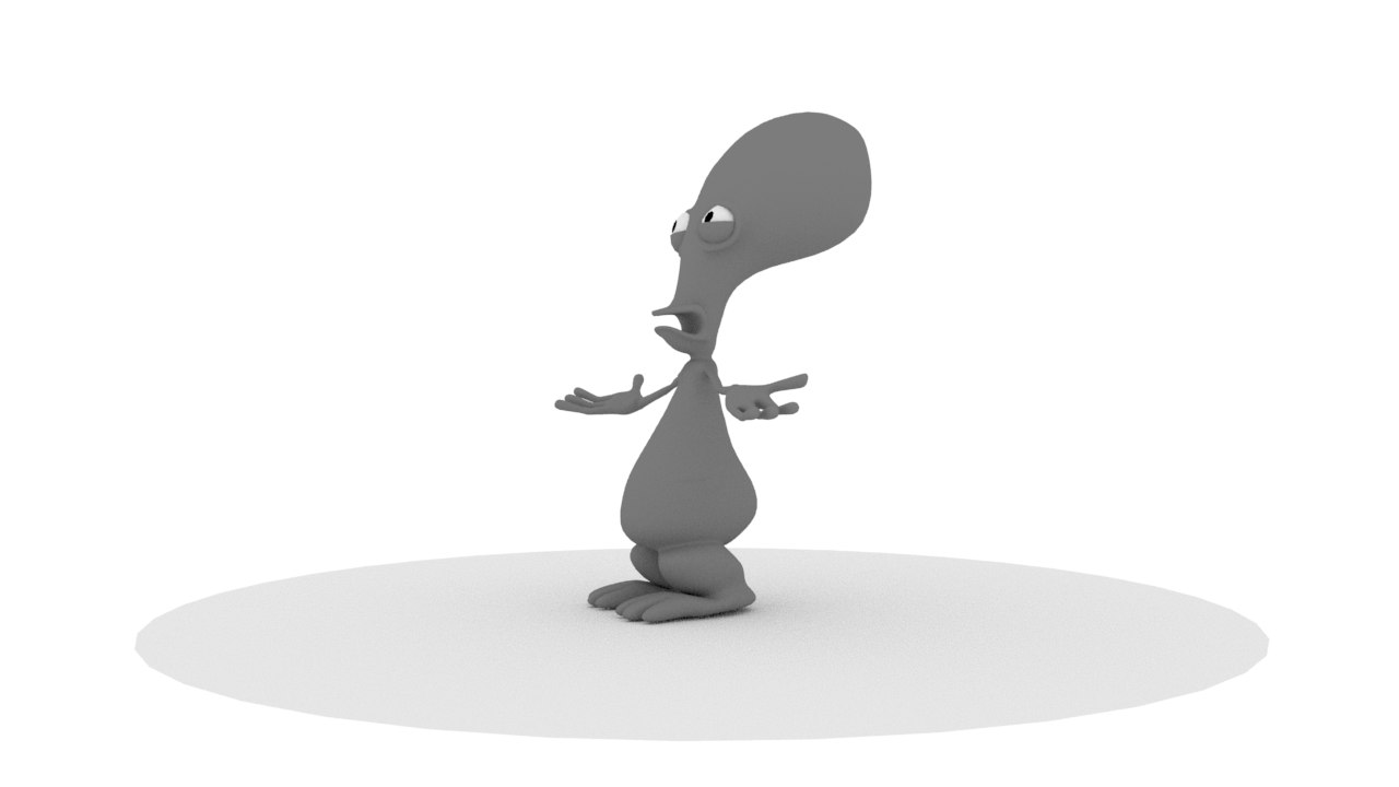 Roger alien american dad 3D model - TurboSquid 1557067