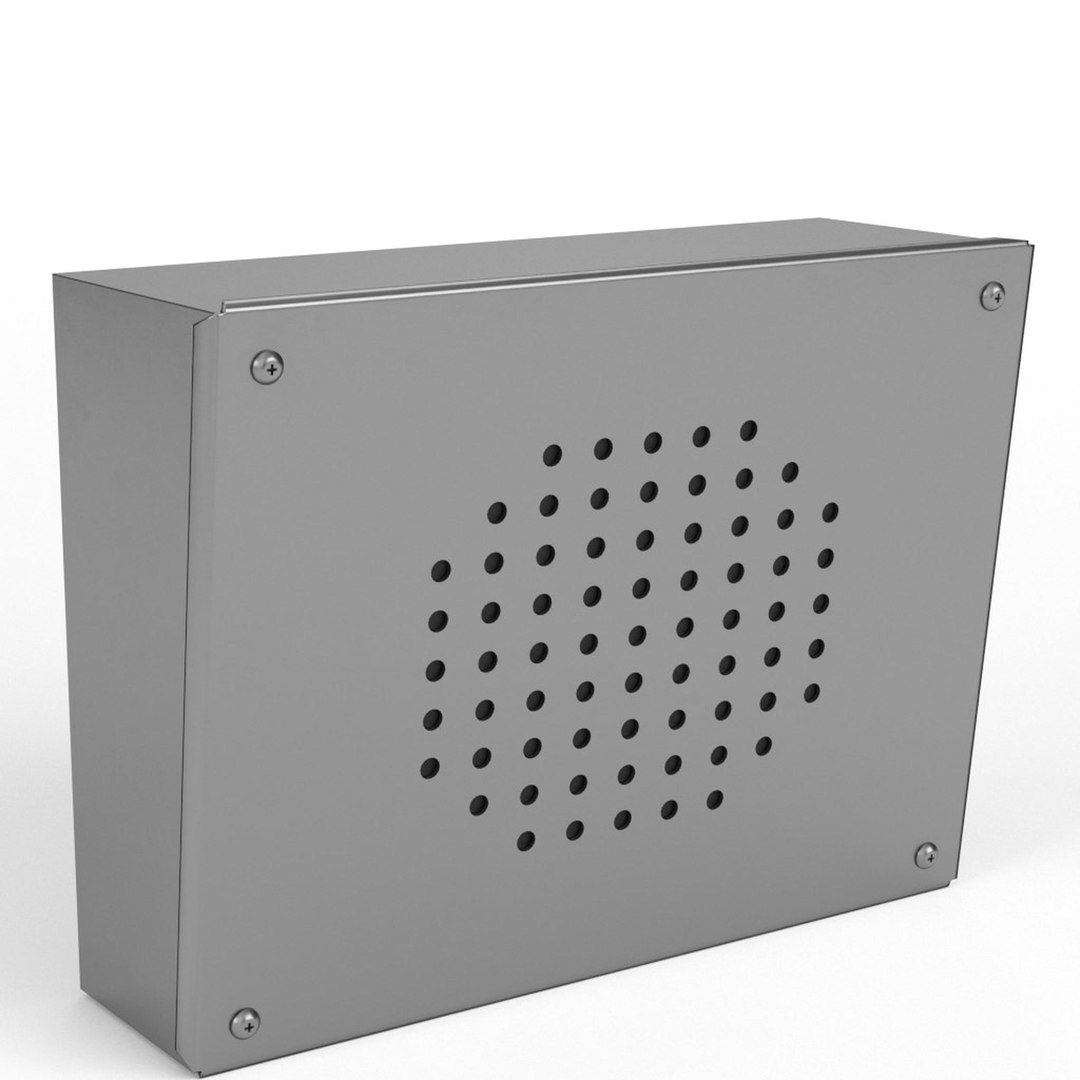 3D model intercom speaker 2 - TurboSquid 1557172
