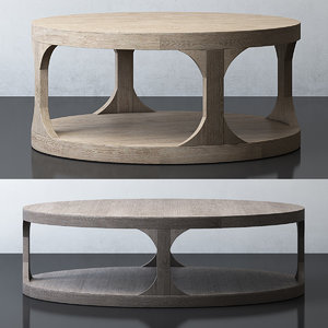 3D restoration martens rectangular coffee table - TurboSquid 1208427