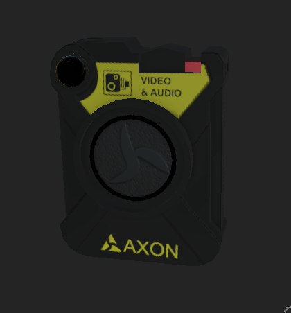 Axon body worn camera 3D - TurboSquid 1557319