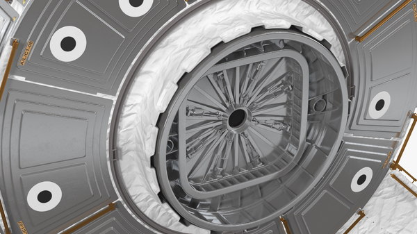 Iss quest joint airlock 3D model - TurboSquid 1557627