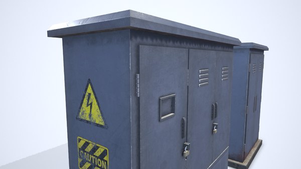 3D electric switch box model - TurboSquid 1557558
