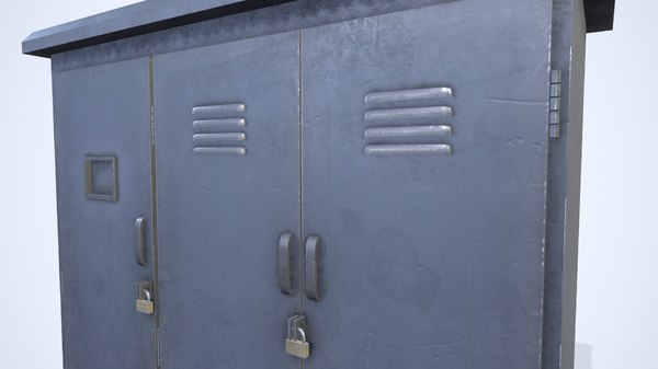 3D electric switch box model - TurboSquid 1557558