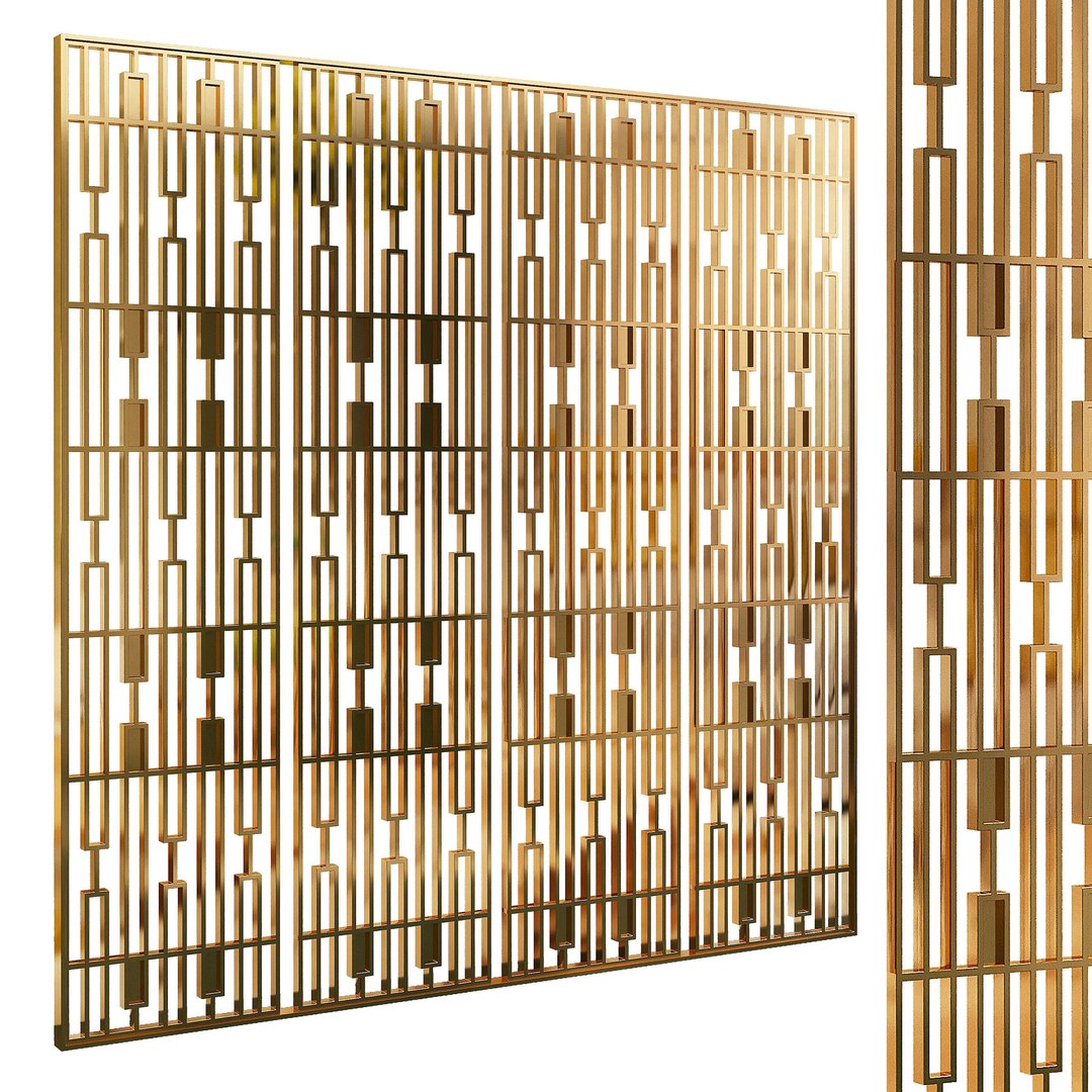 Decorative partition set 51 3D model - TurboSquid 1557572