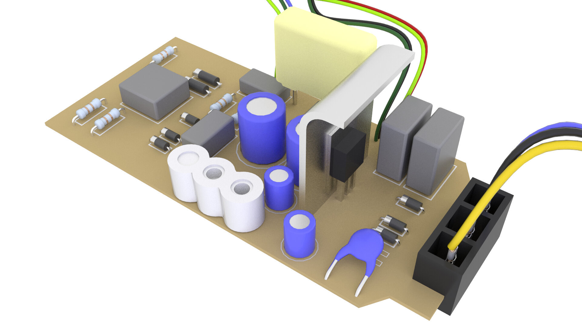 3D electronics board model - TurboSquid 1557675