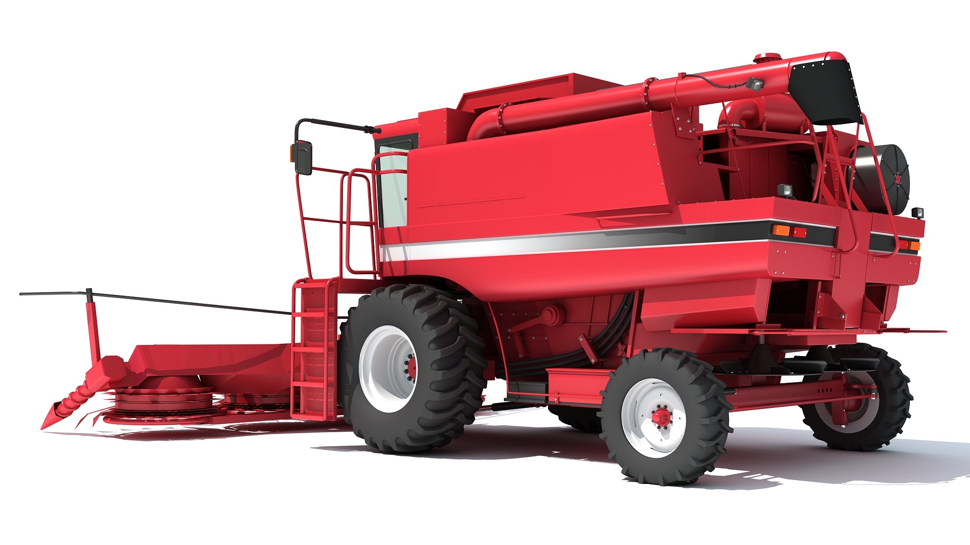 3D combine harvester model - TurboSquid 1557775