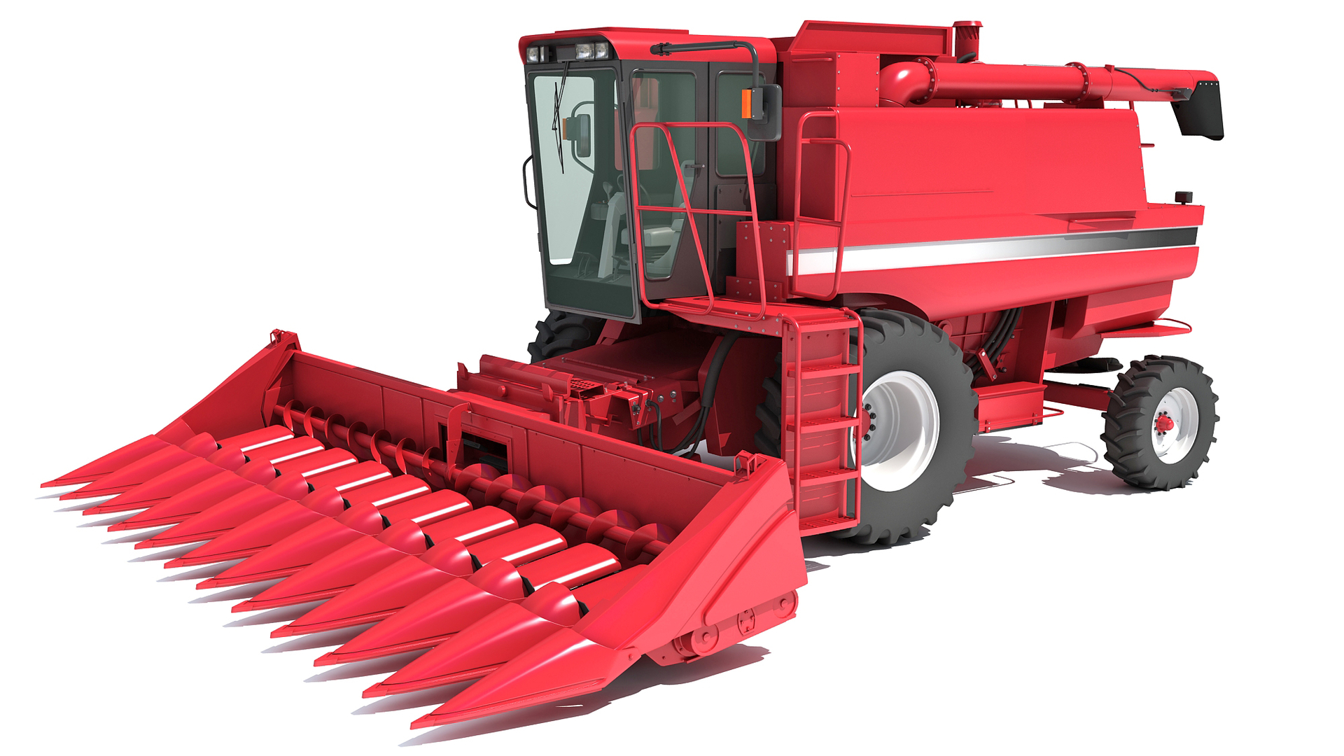 3D combine harvester model - TurboSquid 1557775