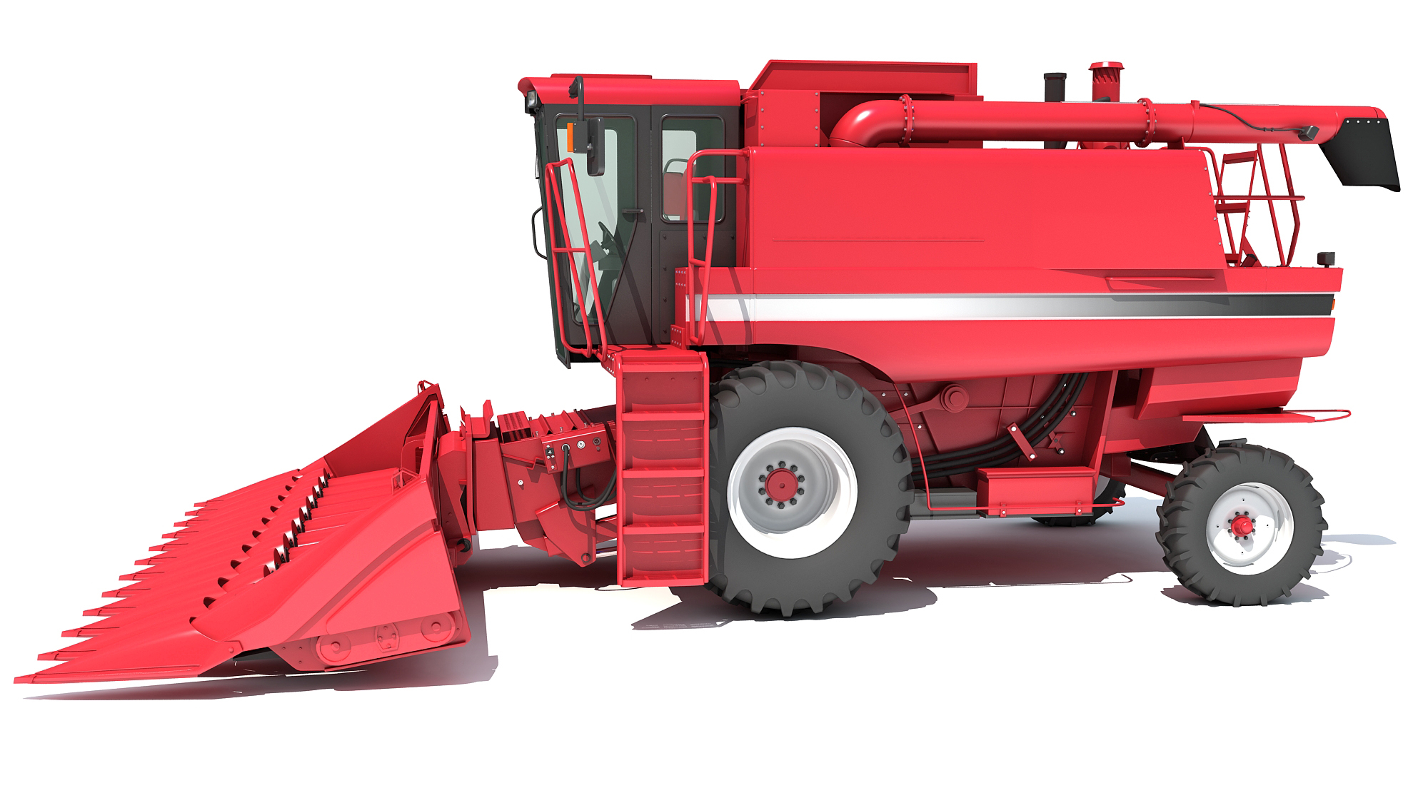 3D combine harvester model - TurboSquid 1557775