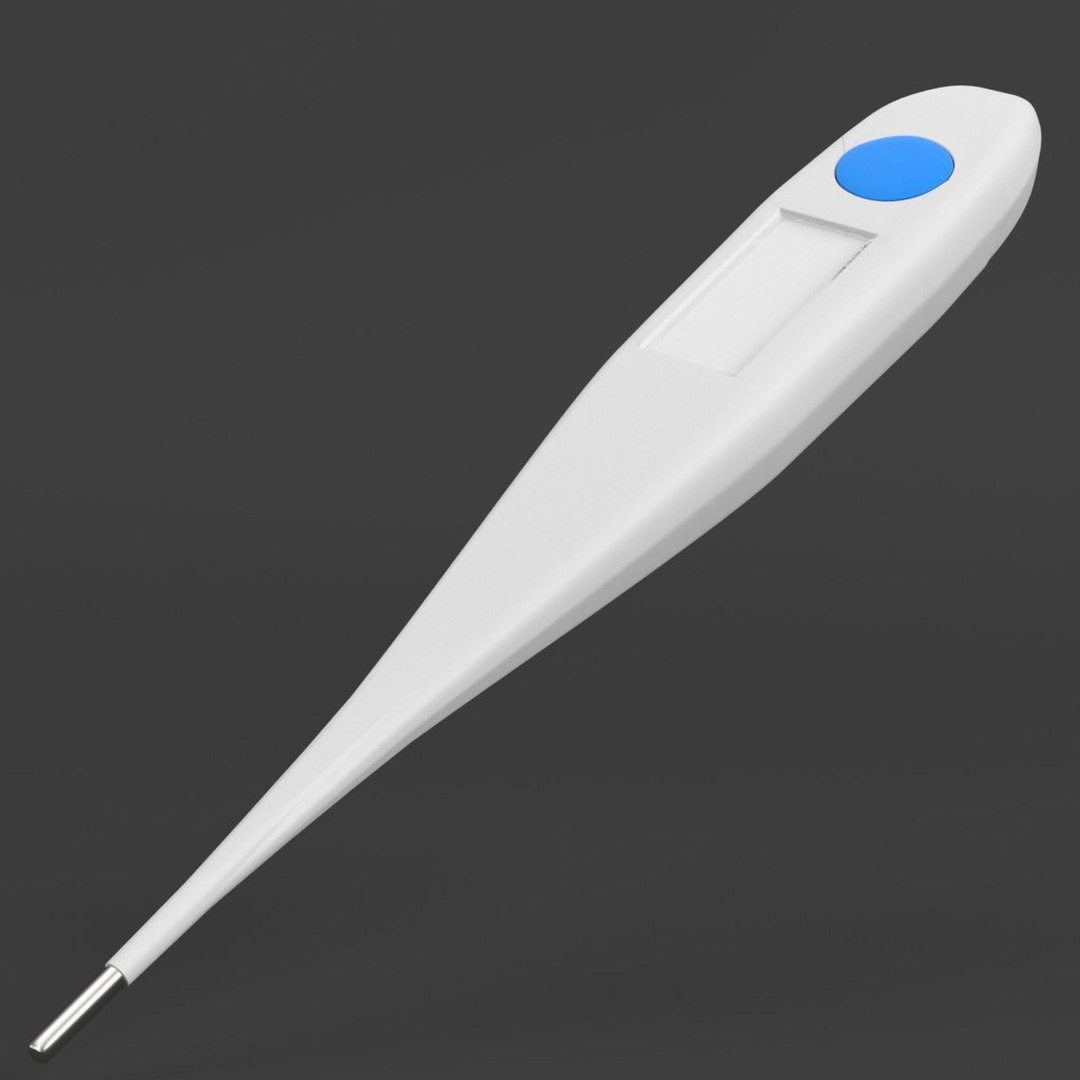 Digital thermometer 3D model - TurboSquid 1557903