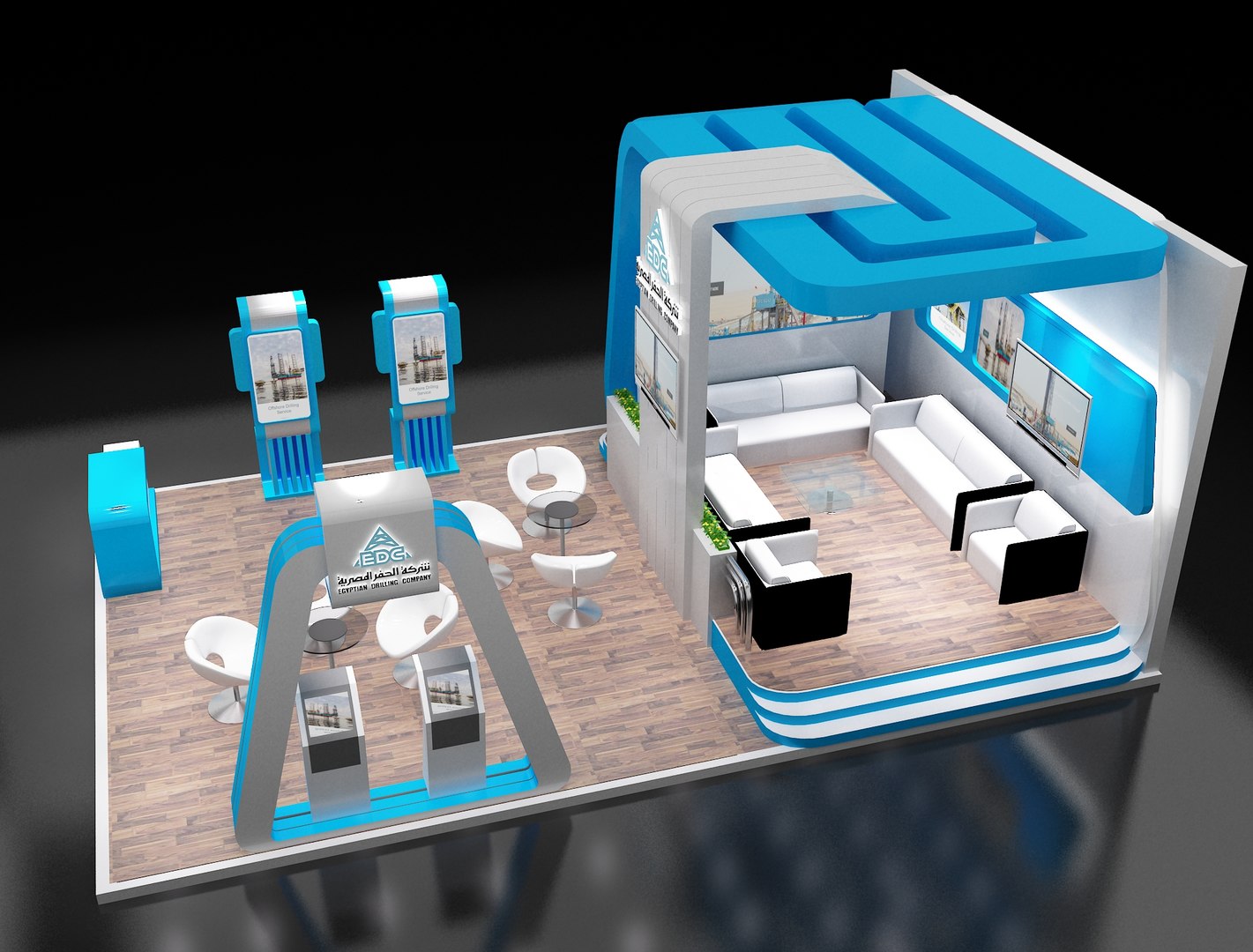 Stand exhibition booth model - TurboSquid 1557932
