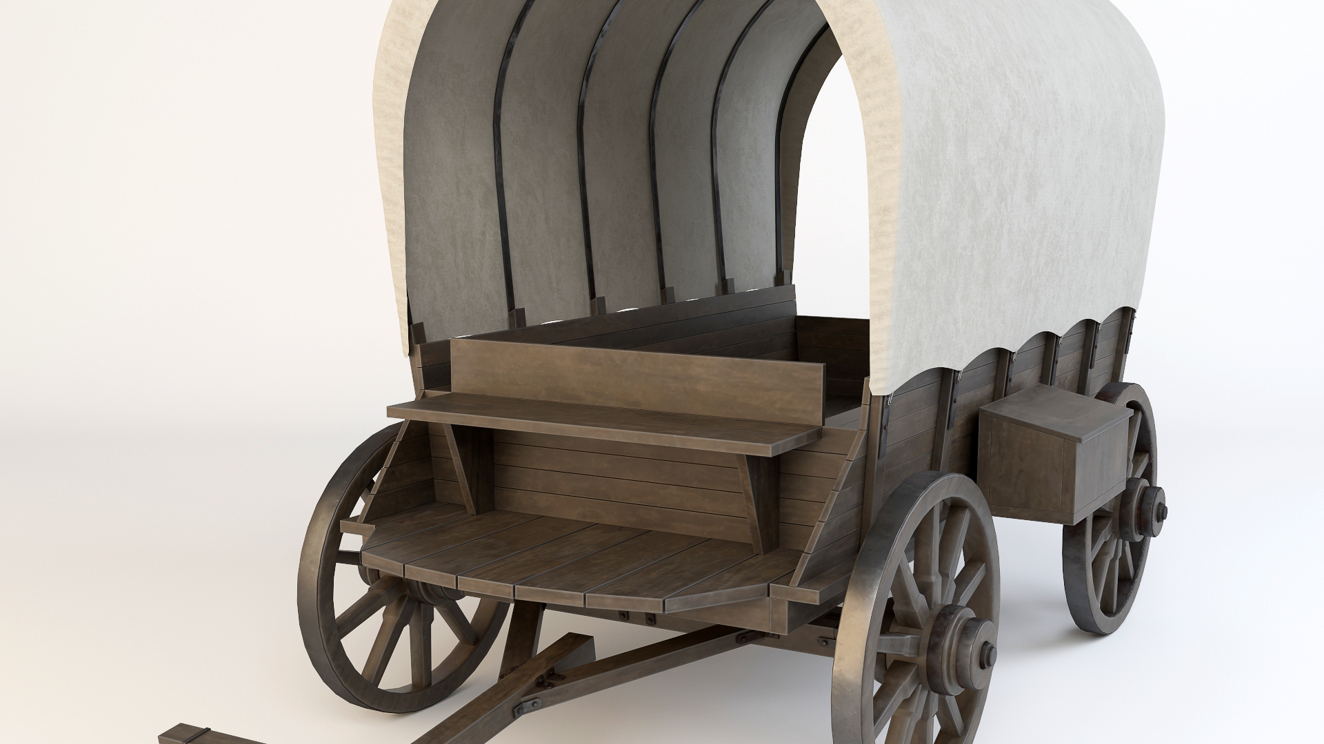 Medieval wagon 3D model - TurboSquid 1558528