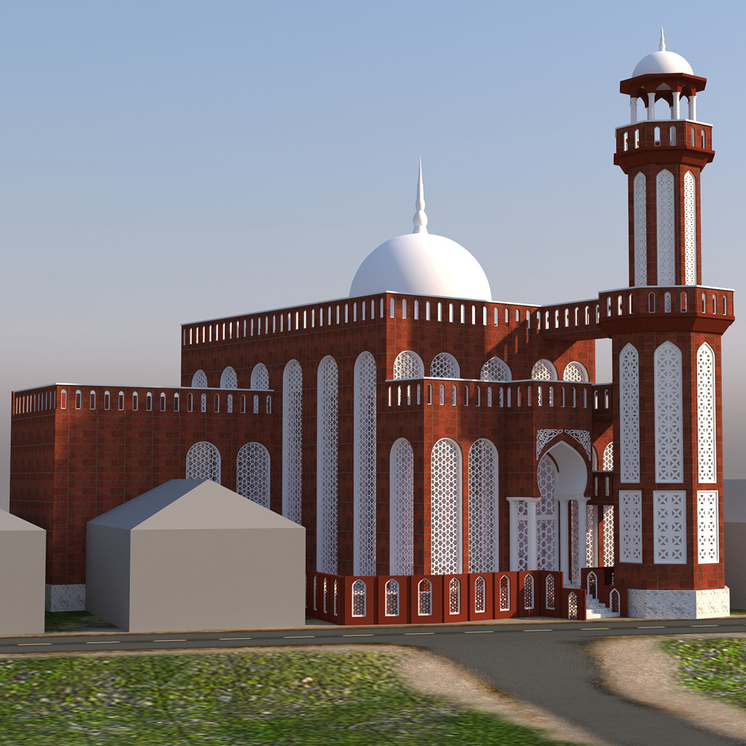 Mosque 3D model - TurboSquid 1558570