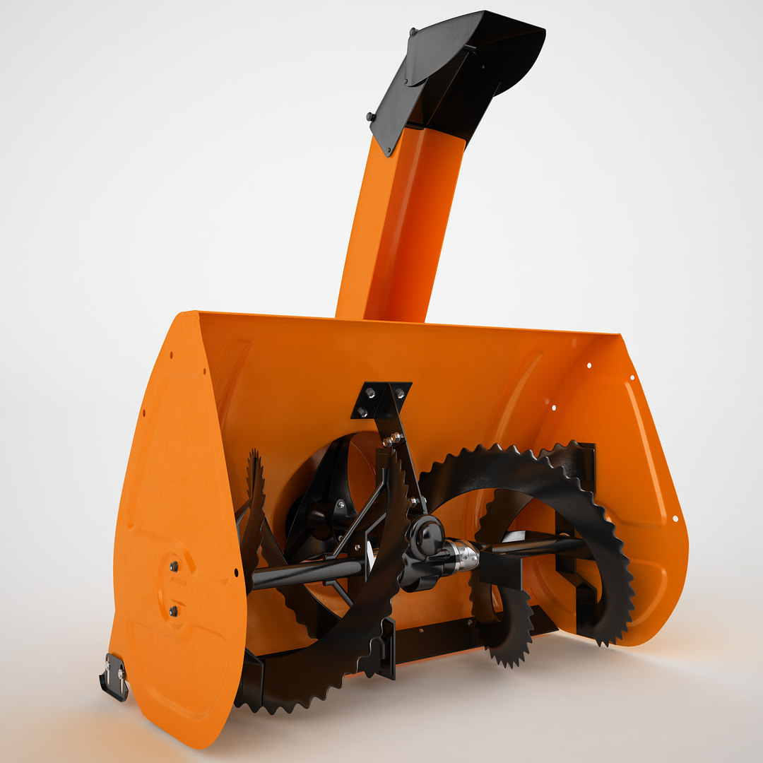 Snow blower blow 3D - TurboSquid 1558562