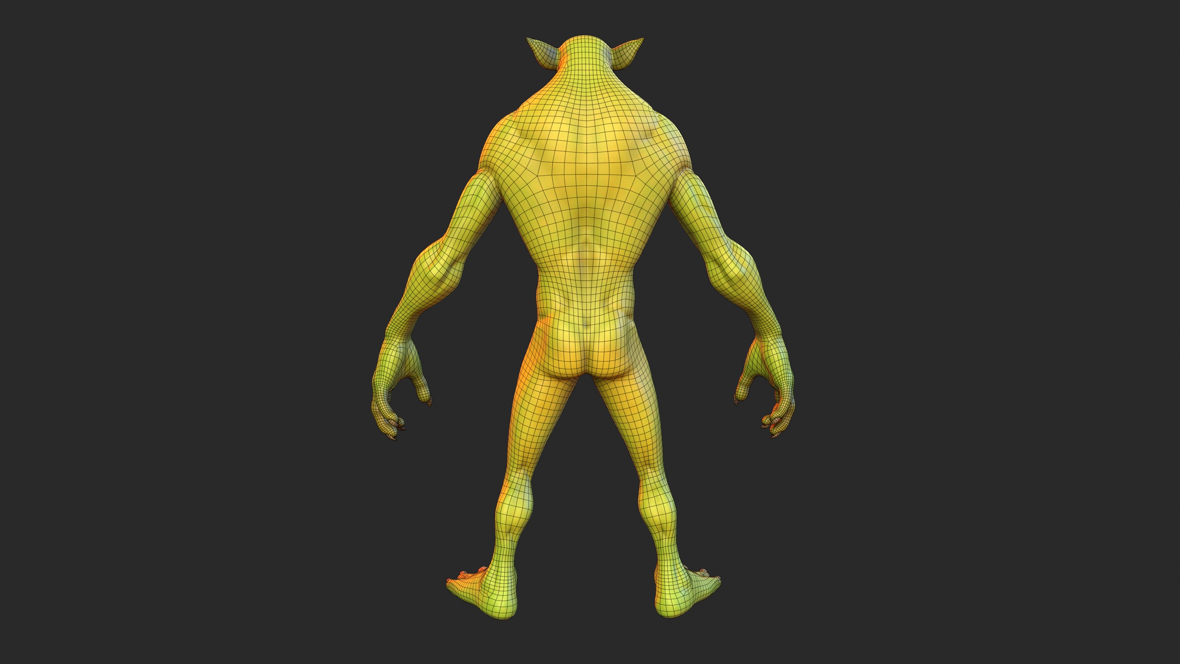 Character Goblin Body Base Model Turbosquid 1558710