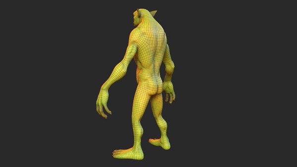 Character goblin body base model - TurboSquid 1558710