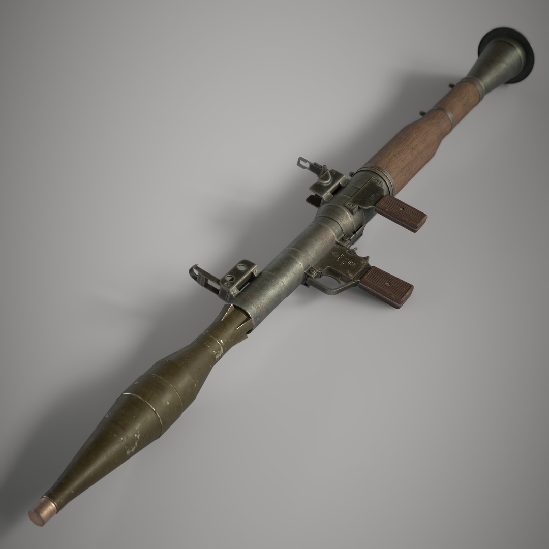 Rocket launcher 3D model - TurboSquid 1197868