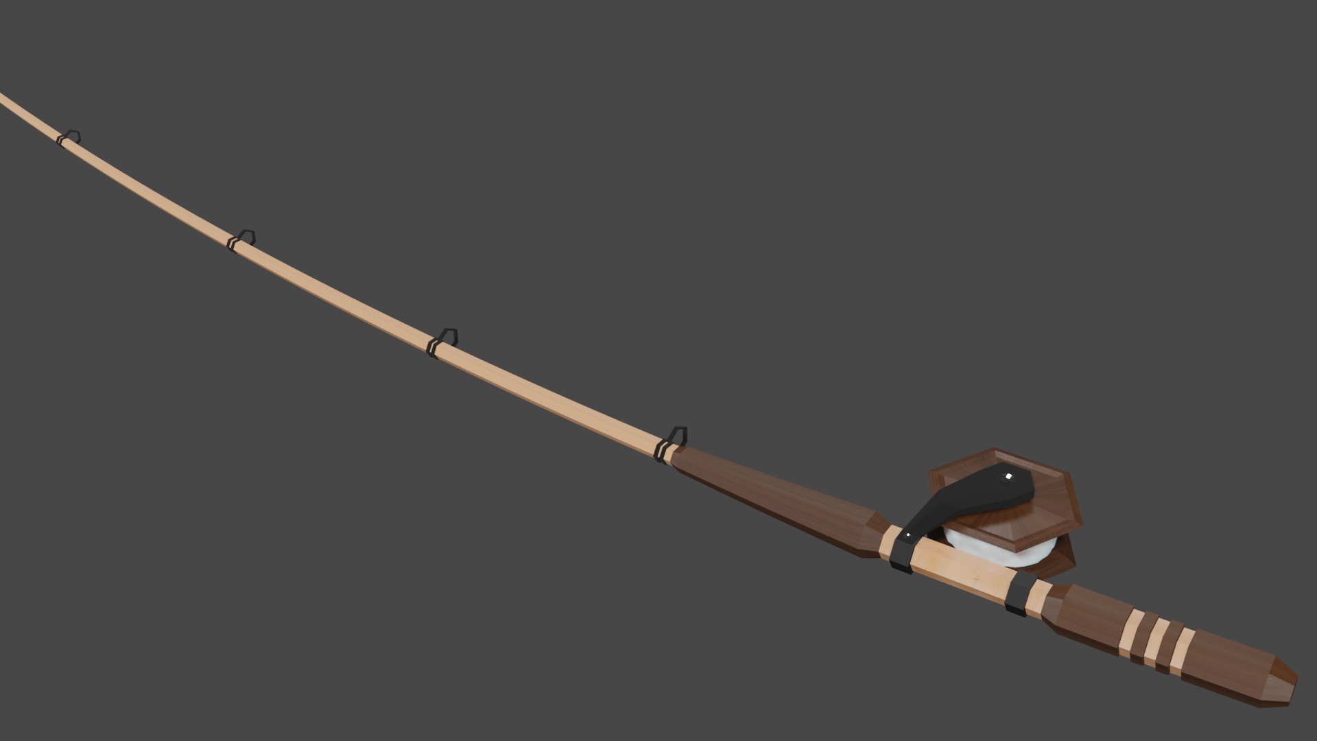 Fishing pole 3D model - TurboSquid 1558910