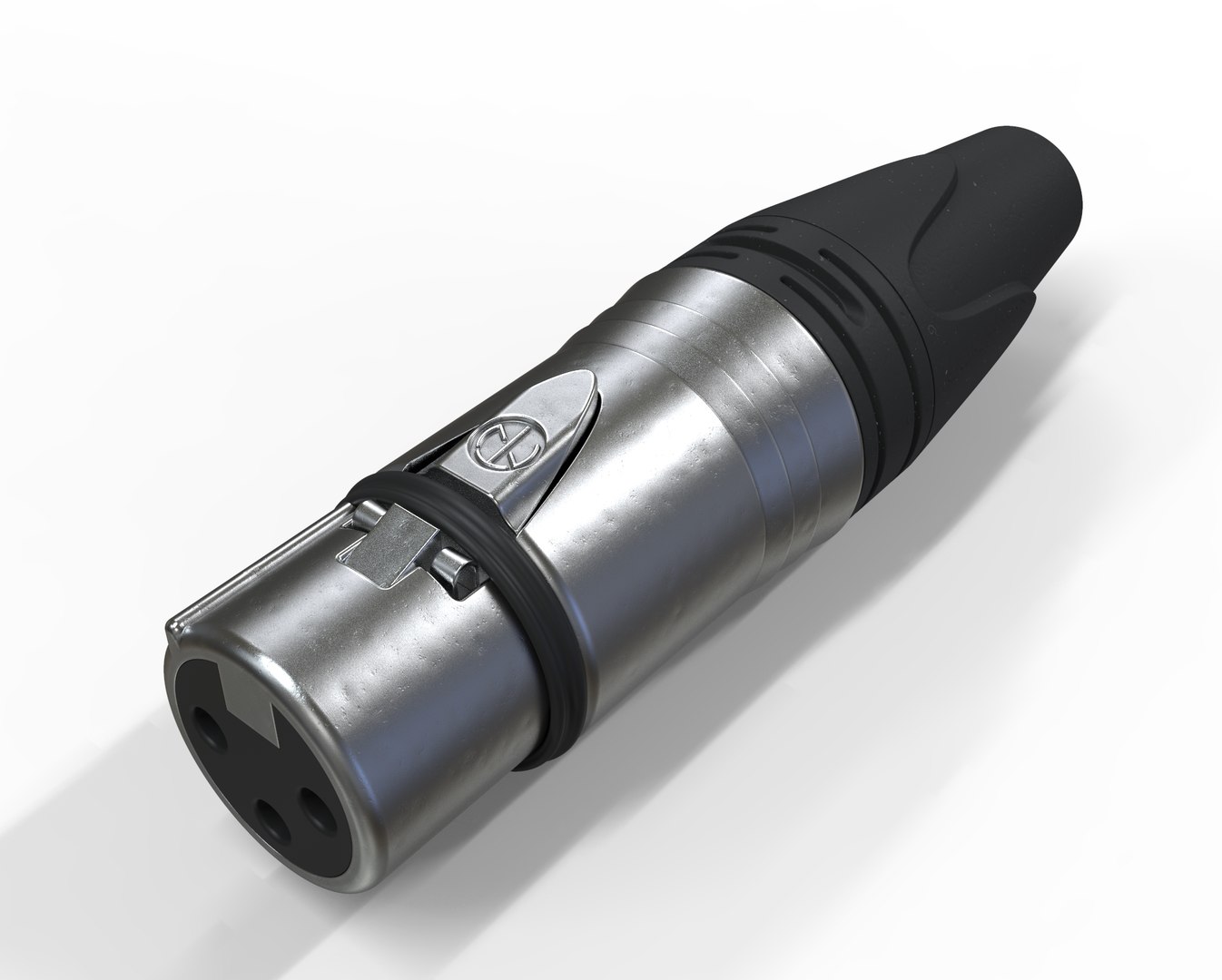 3D neutrik connector nc3fxx model - TurboSquid 1559007