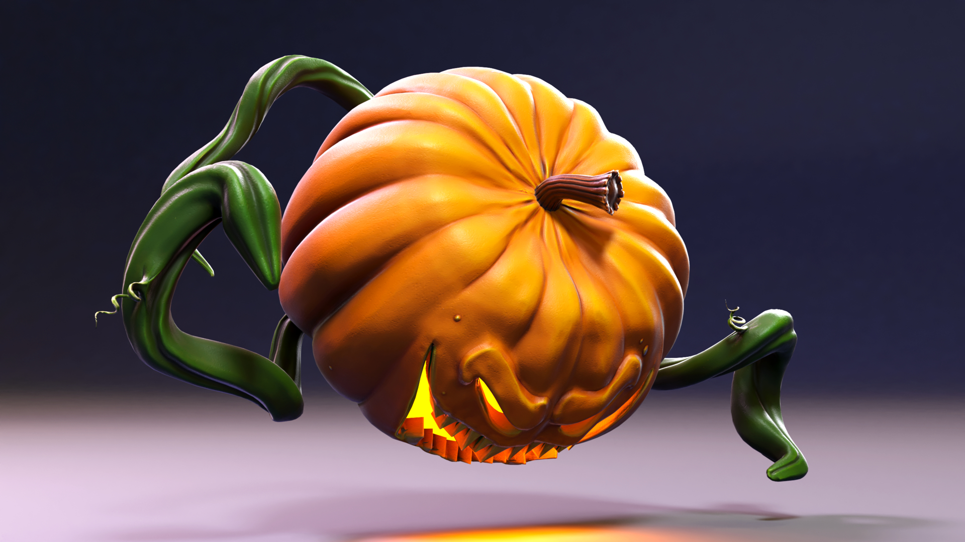 Stylized halloween pumpkin 3D - TurboSquid 1559023