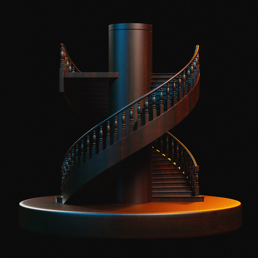 Stairs 3D - TurboSquid 1559244