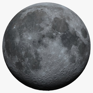 Moon 3D Models for Download | TurboSquid