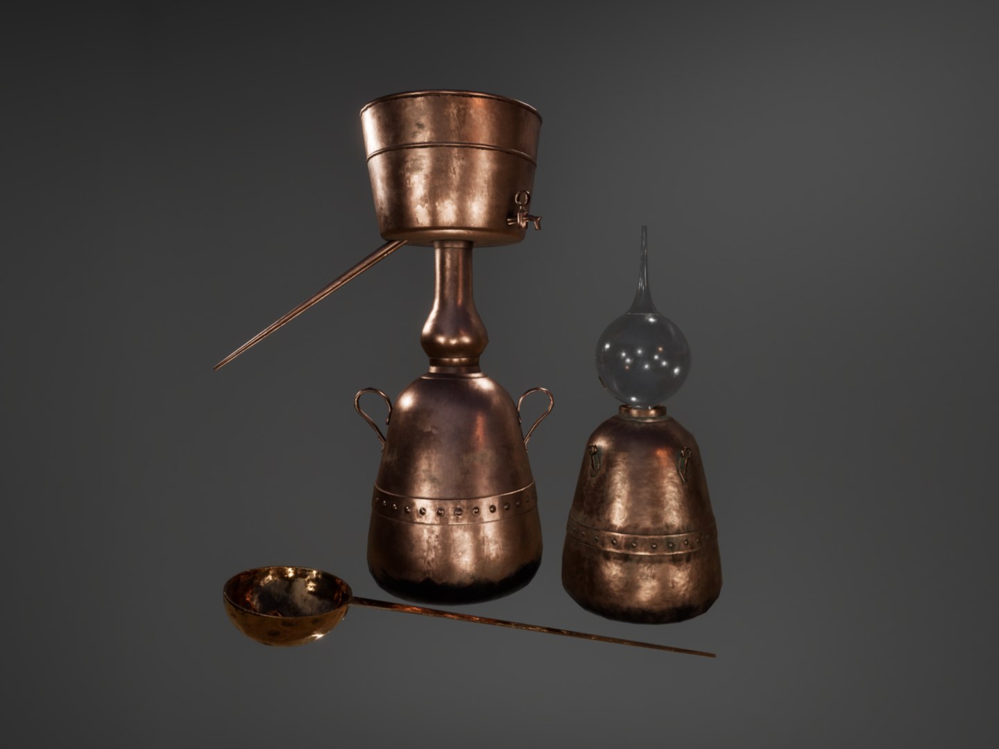 3D alchemical equipment - TurboSquid 1559399