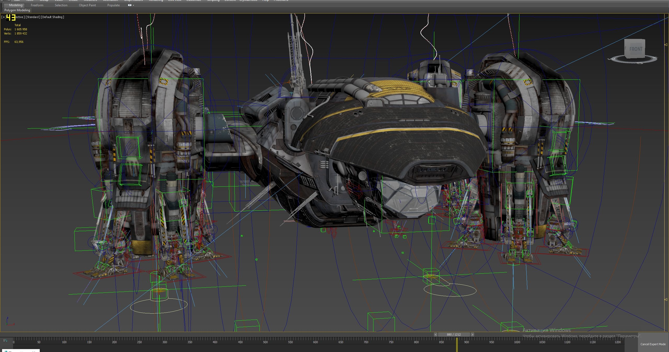 Prometheus spaceship pro 2019 3D model - TurboSquid 1559452